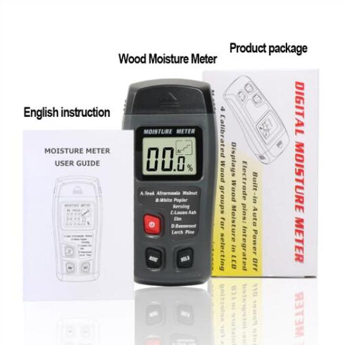 Jual digital wood moisture meter kayu beton bata semen gipsum karton ...