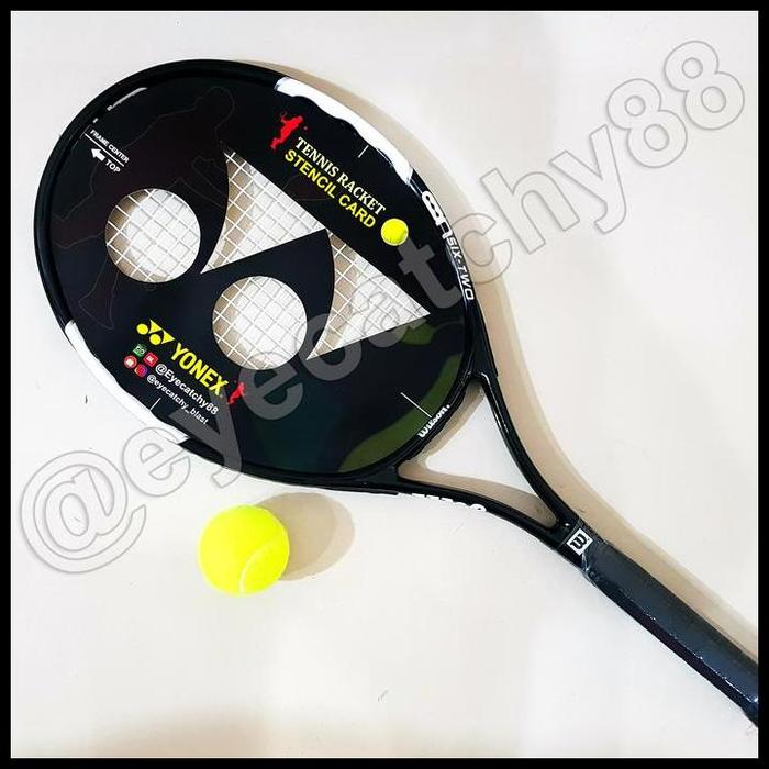 Jual Terlaris Cetakan Raket / Logo Raket / Stencil Card Tenis - Art ...