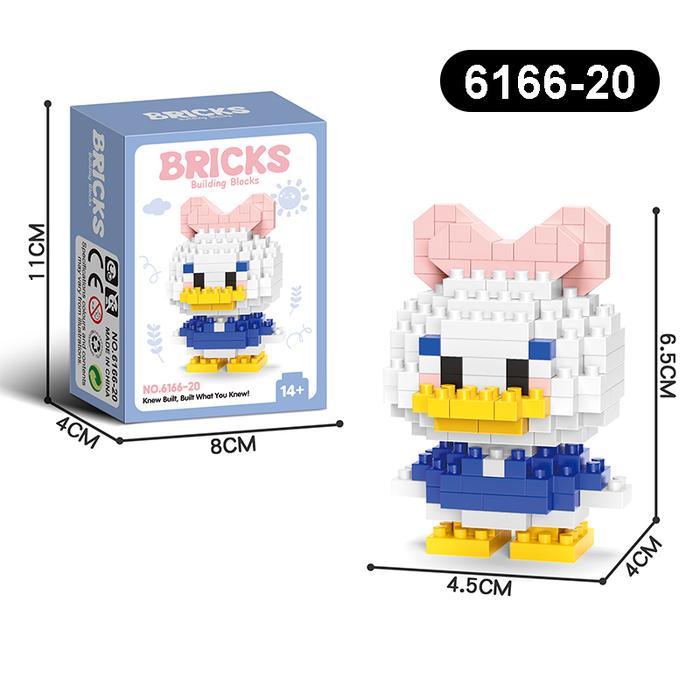 Jual Nano Block Model Karakter Kartun Mainan Balok Edukasi Anak DIY Bricks - Daisy Duck - Kota ...