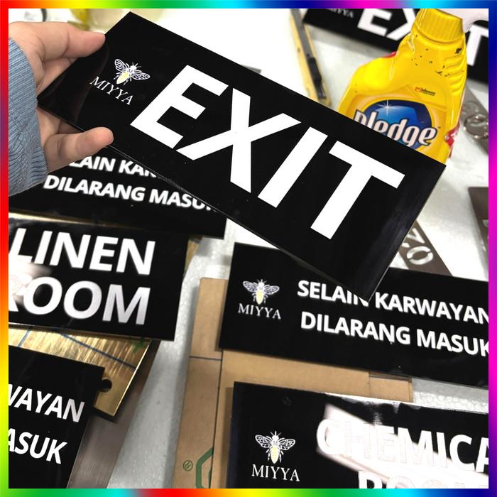 Promo Custom Tulisan Signage Board Timbul Sign Papan Nama Ruangan ...