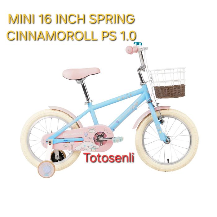 Jual SEPEDA ANAK MINI 16 INCH SEPEDA ANAK PEREMPUAN SPRING CINNAMOROLL ...