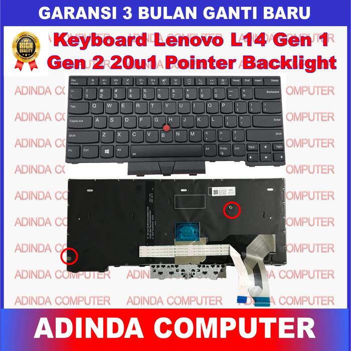 Jual Keyboard Lenovo ThinkPad L14 Gen1 Gen 1 20U1 20U2 20U5 20U6 Gen 2 ...