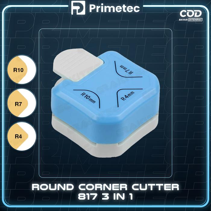 Jual Round Corner Cutter 3 in 1 Pemotong Sudut Corner Puncher Rounder ...