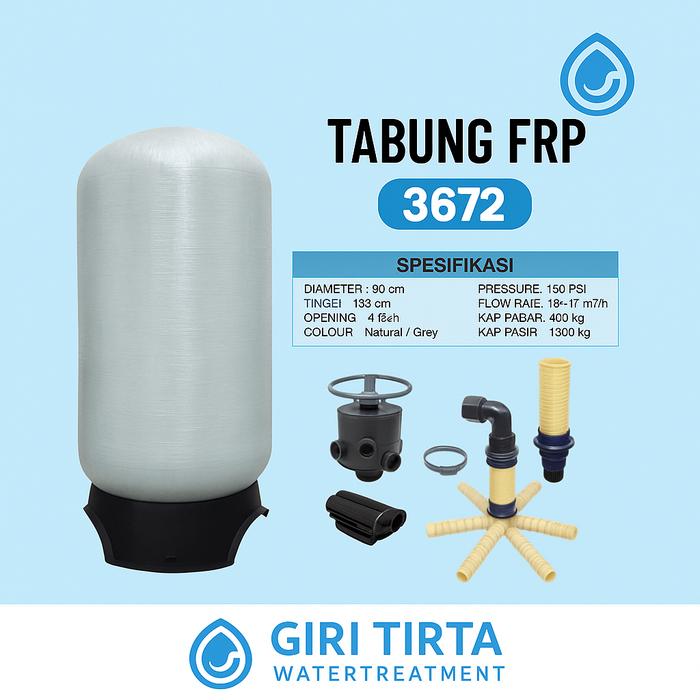 Jual Frp Tank 36"x72" Nanotec - Tangki Filter Media 3672 - Tanki Fiber ...