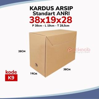 Promo [K9] Kardus Box Arsip Dokumen Uk.38x19x28 cm | Ukuran Standar Dus ...