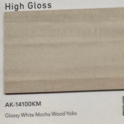 Jual AICA HPL AK 14100 KM GLOSSY WHITE MOCHA WOOD YOKO - Jakarta ...