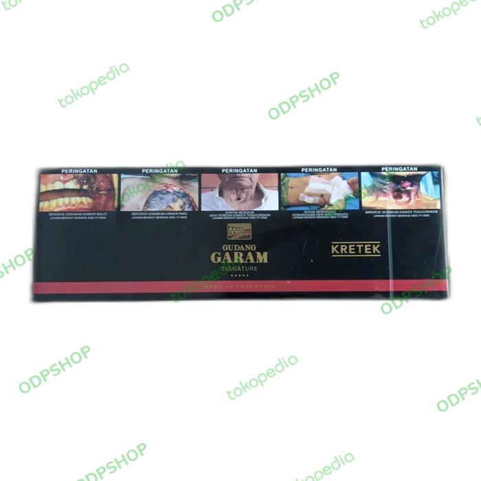 Jual Rokok Gudang Garam Signature Coklat Hitam KRETEK Isi 12 batang - 1 ...
