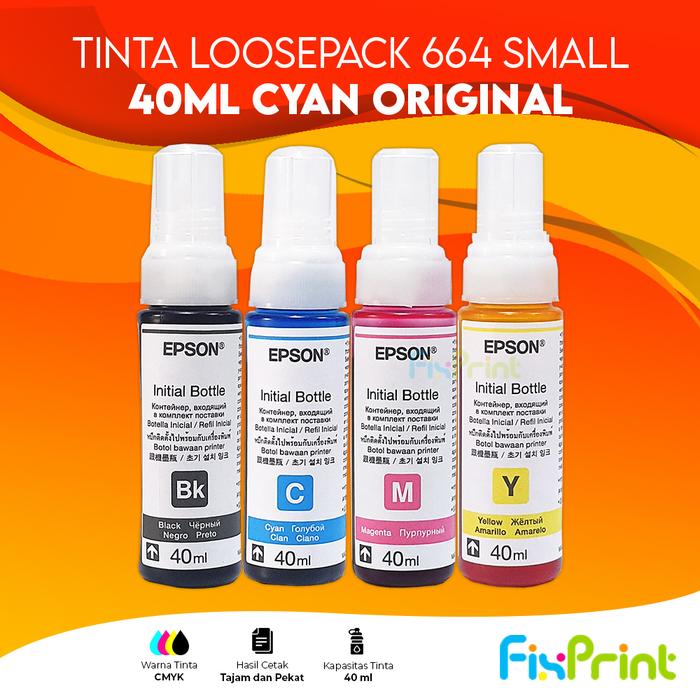 Promo Tinta Refill Epson 664 Original L100 L110 L120 L200 L210 L220 ...