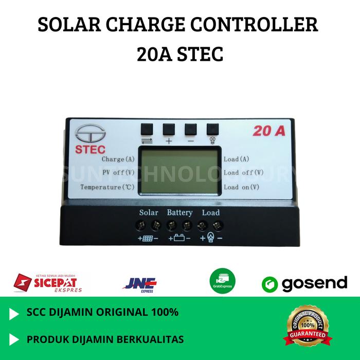 Jual SOLAR CHARGE CONTROLLER STEC | SCC DIGITAL 20A 12V-24V - Jakarta Utara ...