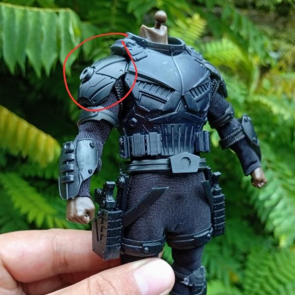 Jual Shoulder Armor Pauldron Punisher untuk Kitbash Action Figure Muff ...
