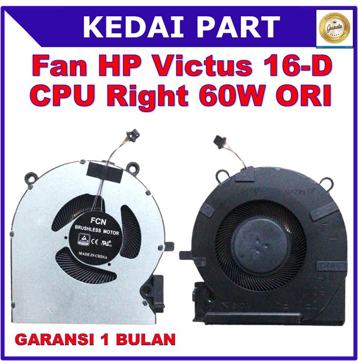 Jual Kipas Fan HP Victus 16-D 16-d0185 16-E 16-e0011ns Q264 RTX3050 CPU ...