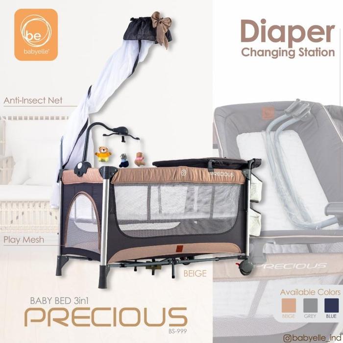 Jual Babyelle Precious Baby Bed 3in1 / Babyelle Prestige BE 1999 XLR ...