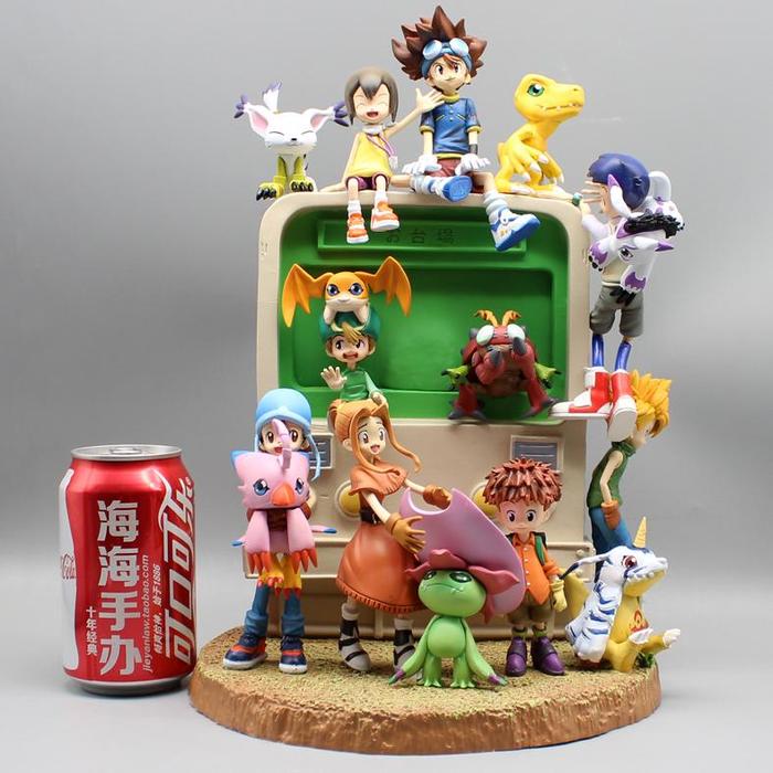 Jual [ Foto Asli ] Statue Digimon [ Wasp Studio ] Digimon All Family ...