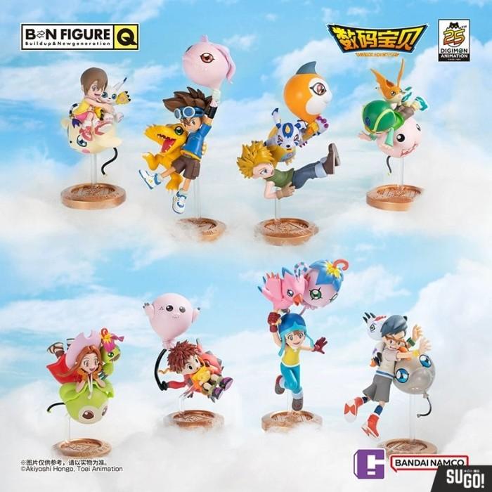 Jual BN Figure Q Digimon Adventure 25th Anniversary 8 Styles PVC Figure Blind Box BNF Bandai ...