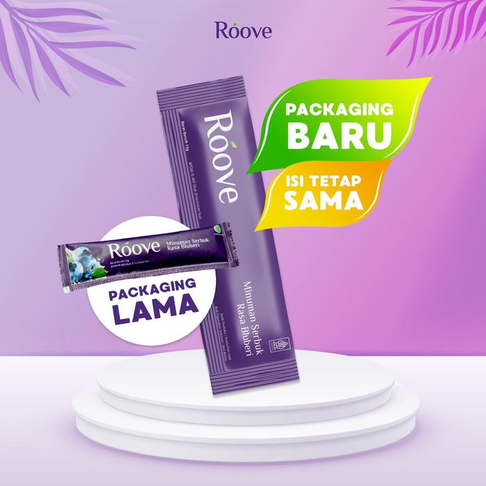 Jual Roove Collagen Drink Rasa Blueberry Strawberry Kopi Fish Collagen ...