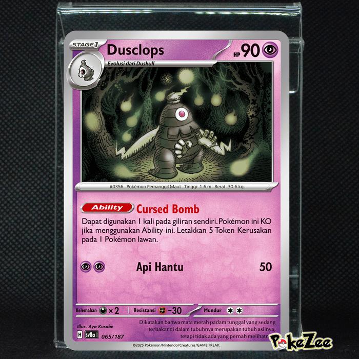 Jual Duskull Dusclops Dusknoir Holo sv8a Kartu Pokemon TCG Indonesia ...