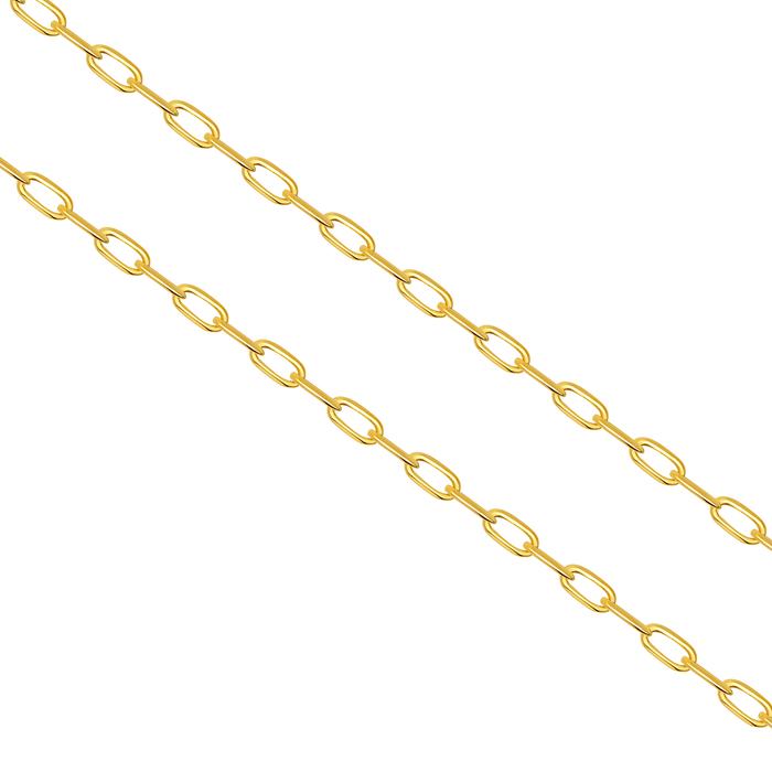 Jual Kalung Emas Catena Chain Gold Kalung Wanita 16K Kalung Emas Wanita ...