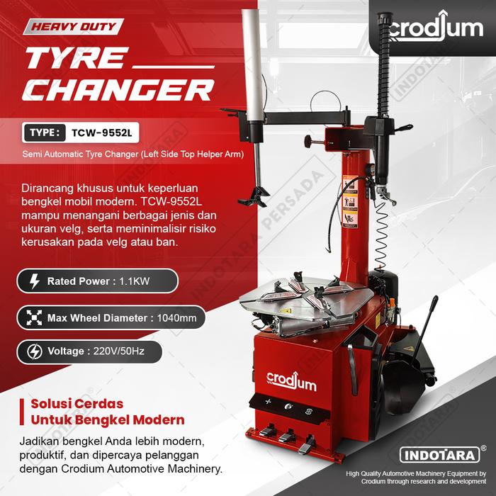 Promo Tyre Changer Mesin Pembuka Ban Mobil Motor - CRODIUM TCW-9552L ...