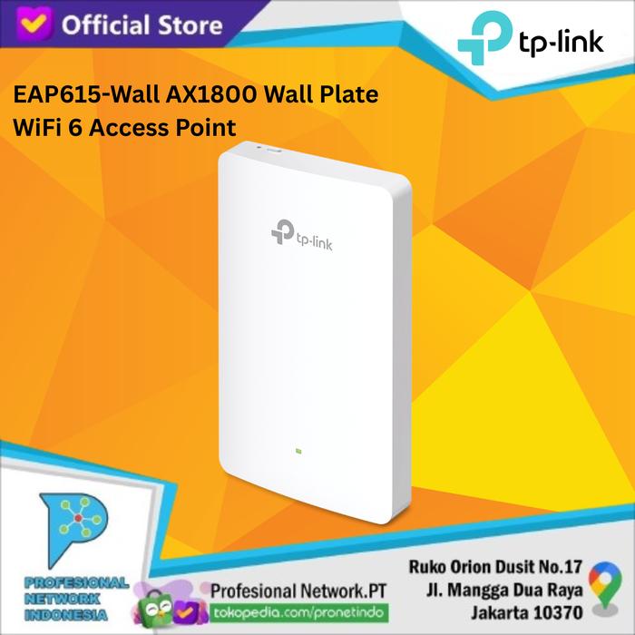 Promo EAP615-Wall AX1800 Wall Plate WiFi 6 Access Point Cicil 0% 3x ...
