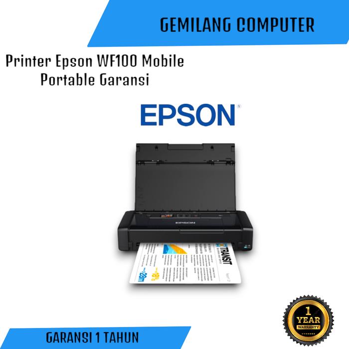 Jual Printer Epson WF100 Mobile Portable Garansi Resmi WF-100 - Jakarta Pusat - Gemilangcomp1 ...
