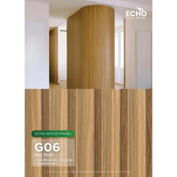 Jual ECHO WPC WALLPANEL ROTATE FLUTED 5 x 290 CM ( TYPE G ) PVC PANEL ...