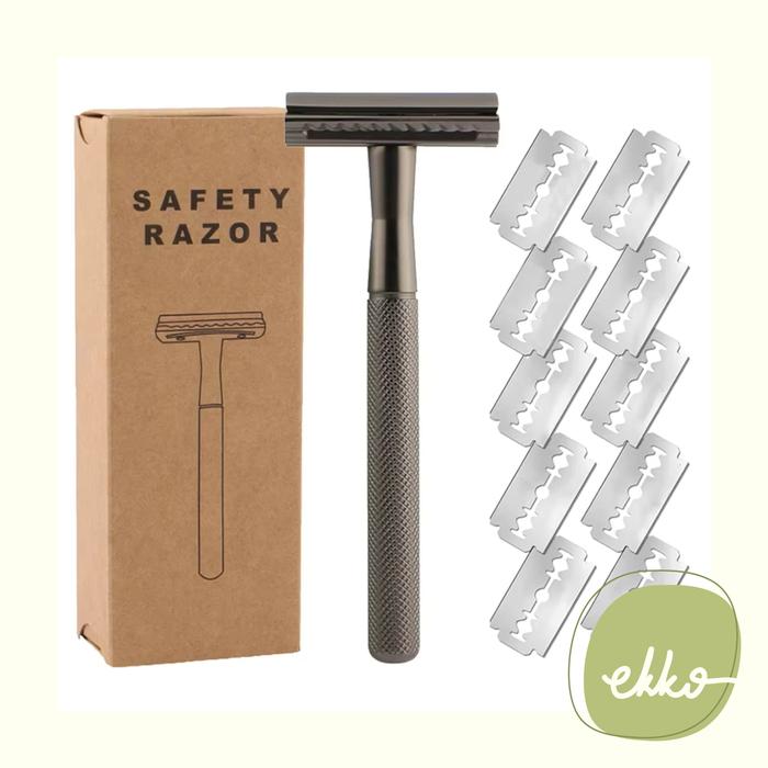 Jual Safety Razor (Brass Alloy) / Double-Edged Shaver / Alat Cukur Ekko ...