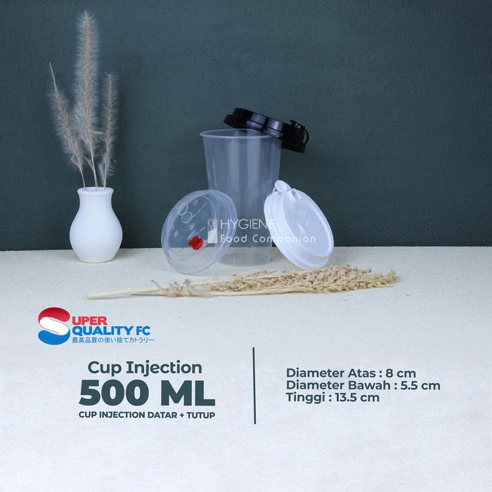 Promo Cup PP Injection Oval 380ml 12oz & Datar 500ml 16oz & 700ml 24oz ...