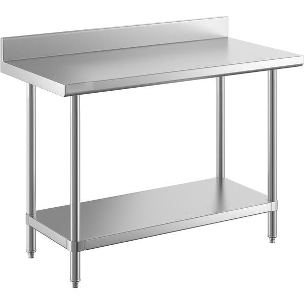 Jual Work Table Meja Stainless Steel Dapur Dengan Backsplash Lebar 60 ...