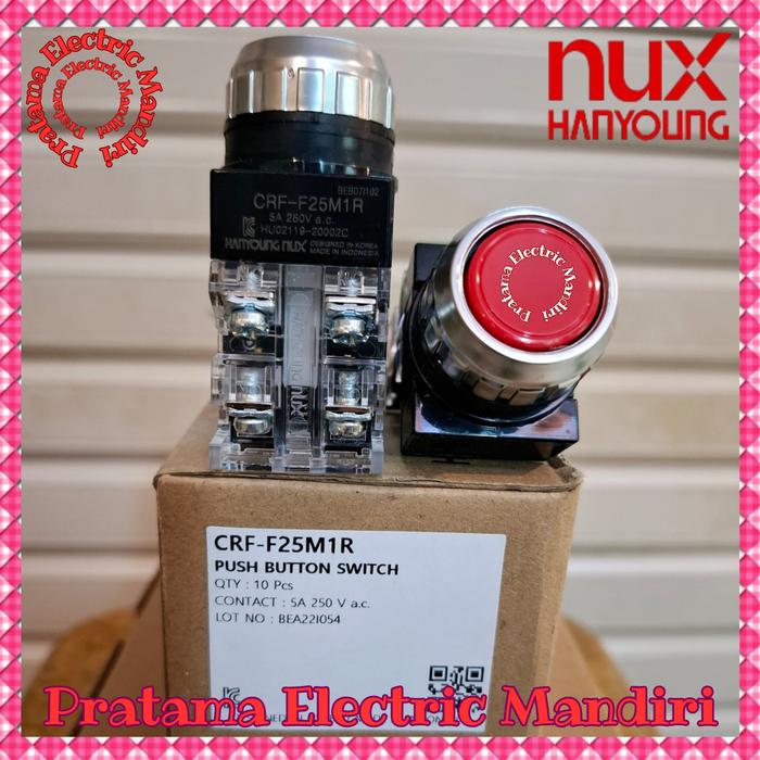 Jual HANYOUNG TOMBOL PUSH BUTTON TOMBOL TEKAN 25MM CR-251 CR251 -》 NEW ...