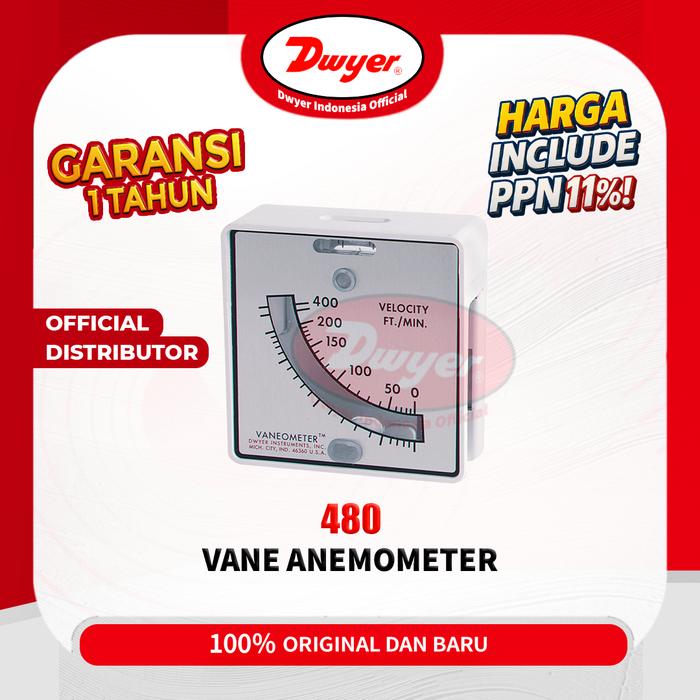 Jual Dwyer 480 Vaneometer Swing Vane Anemometer - Jakarta Barat - Dwyer ...
