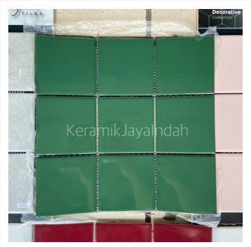 Jual KERAMIK 10 x 10 SUBWAY TILE BACKSPLASH KOTAK SQUARE PINK MERAH ...
