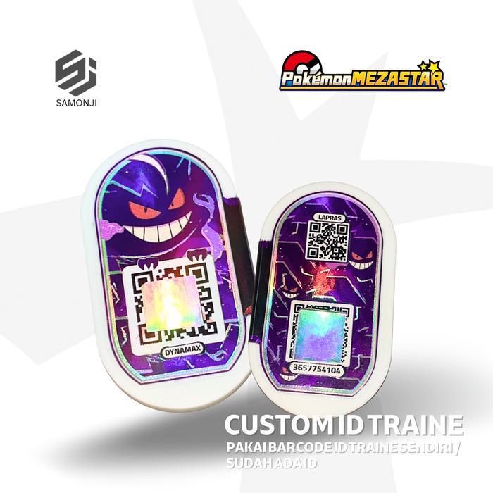 Jual DYNAMAX POKEMON MEZASTAR CUSTOM TAG TRAINER ID - CUSTOM GENGAR ...