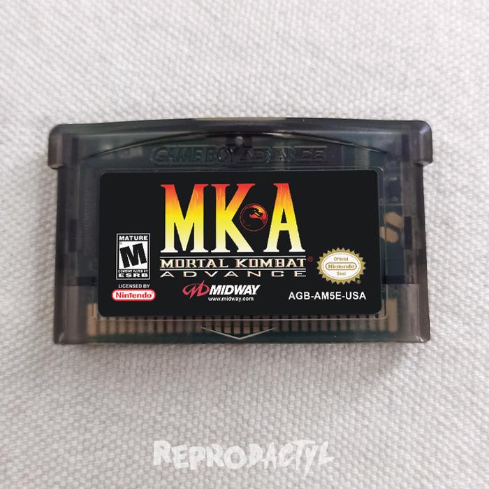 Jual Kaset Gameboy Mortal Kombat Advance MK A MKA Nintendo Game boy ...