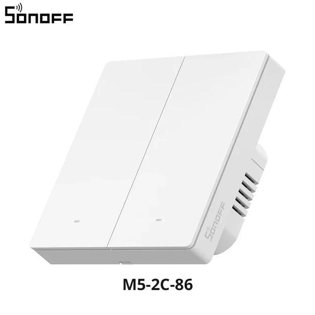 Jual Sonoff Matter M5 Smart Wall Switch Panel Model 80/120/86 Connects ...