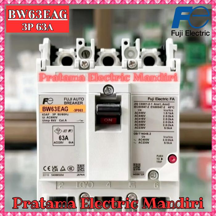 Jual FUJI ELECTRIC NO FUSE BREAKER NFB MOLDED CASE CIRCUIT BREAKER MCCB ...