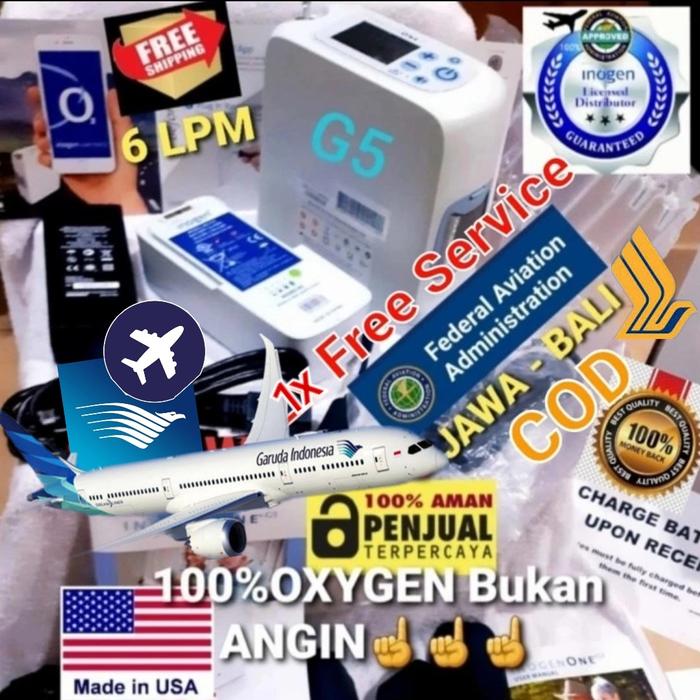 Jual Inogen One G5 Travel POC FAA Approved | Made in USA - 8 Cells ...