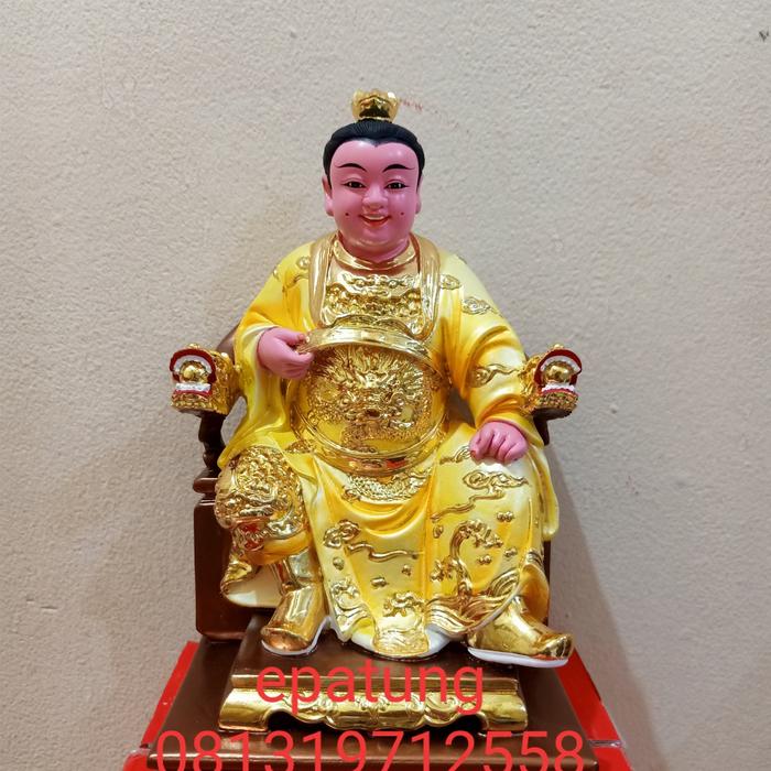 Jual patung dewa nacha / naca / lo cia duduk 12 inch fiber - Jakarta ...