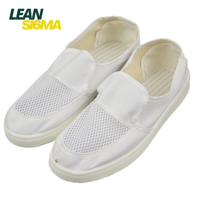 Jual ESD Shoes Single Net Sepatu Cleanroom Antistatic Canvas Flat - 43 ...