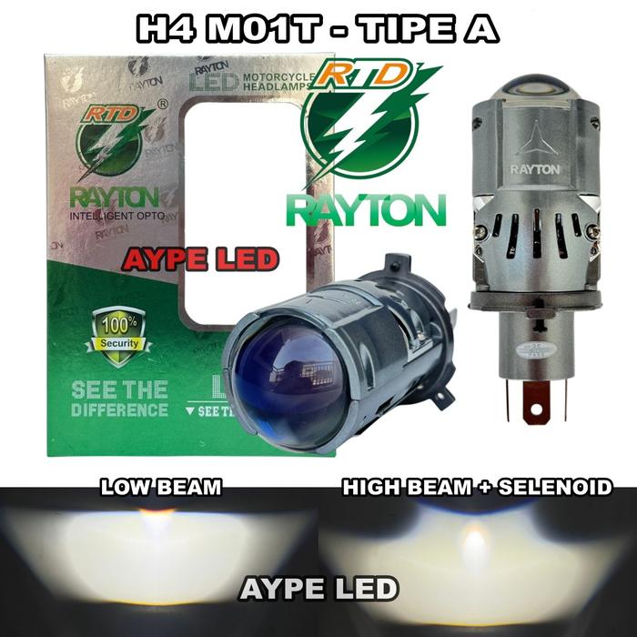 Jual Lampu Utama Mini Projie H4 Rayton Ada Devil M10T - A DAN C Selenoid High Beam Terbaru Dari ...