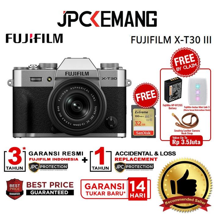 Promo Fujifilm XT30 III Kit 13-33mm Mirrorless Camera Fuji X-T30 III ...