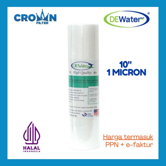 Jual Cartridge filter air / Water filter 10" Dewater - 1 Micron ...