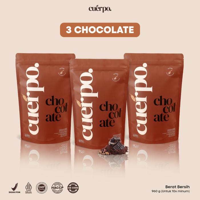 Jual Cuerpo Susu Tinggi Kalori & Protein 960 Gram Bundling 3 Pouch ...