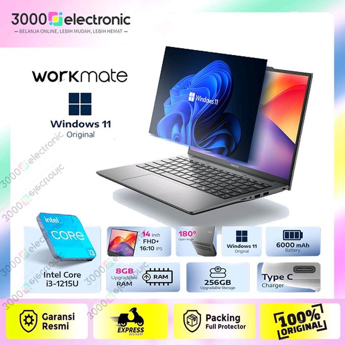 Jual ADVAN WORKMATE Intel Core i3-1215u -Laptop Ram 8GB SSD 256GB ...