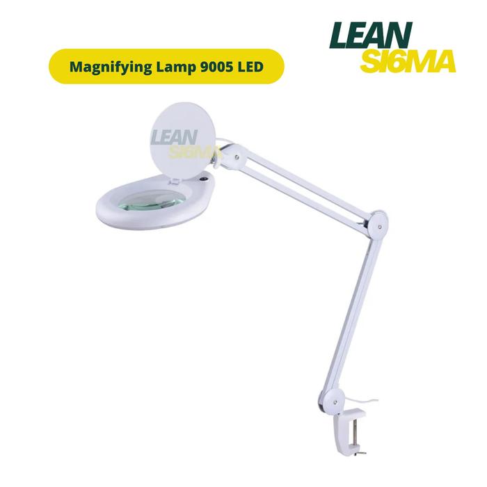 Jual Magnifying Lamp 9005 LED Magnifier Glass 5D 8D Kaca Pembesar ...
