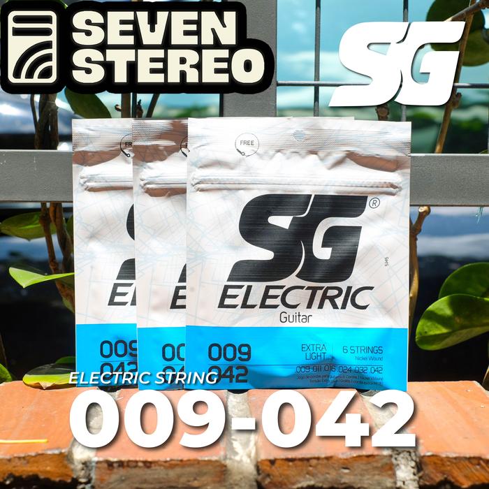 Jual SG String 5145 Senar Gitar Elektrik Extra Light 09-42 - Kota ...