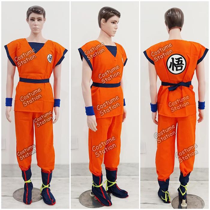 Jual Kostum Goku Dragon Ball / Costume Son Goku Saiyan Dewasa - Biru ...