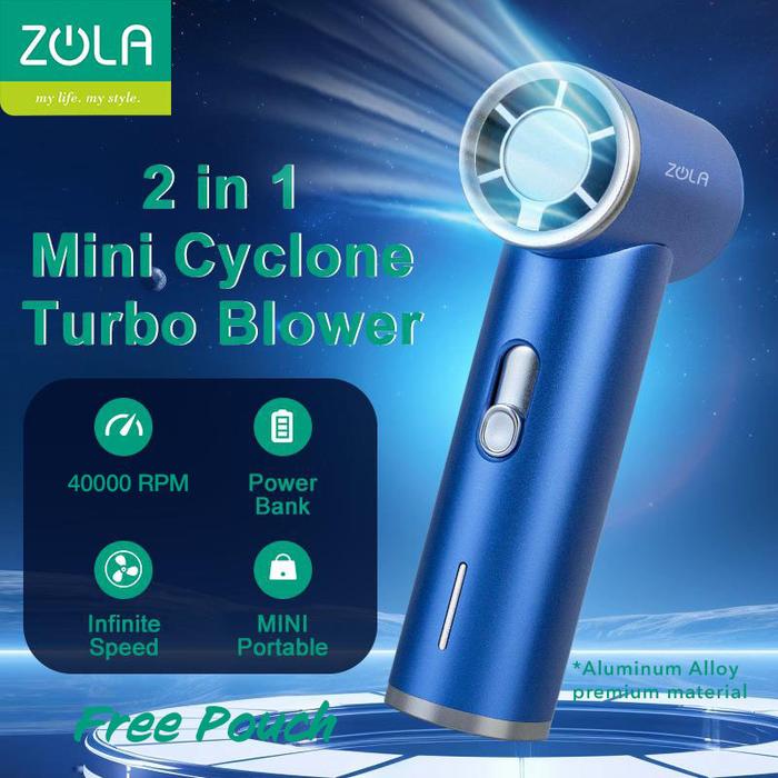 Promo Zola Mini Kipas Angin Turbo Strong Portable Handheld Rechargeable ...