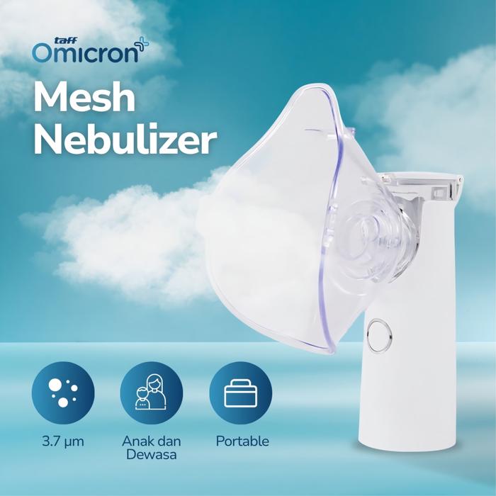 Jual TaffOmicron Alat Nebu Portable Inhaler Uap Obat Terapi Pernapasan ...