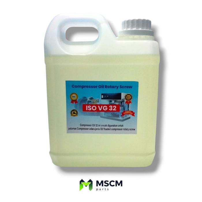 Promo MSCM parts Oli Compressor Screw ISO VG 32 - 46 1 Liter Terbaik ...