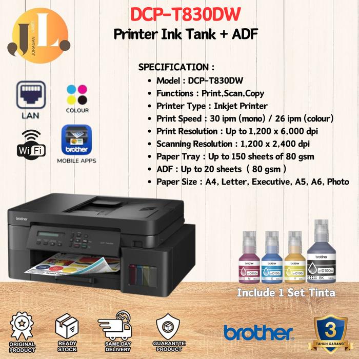 Jual BROTHER MFC-T930DW Printer Ink Tank A4 All-In-One Multifunction ...